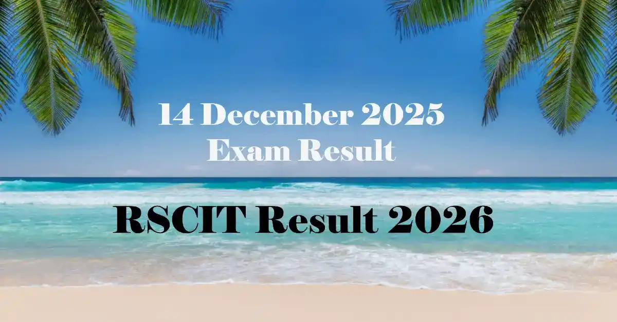 RSCIT RESULT 2026 Out : VMOU 14 December phase 1 exam result